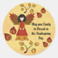 Be Blessed Classic Round Sticker | Zazzle