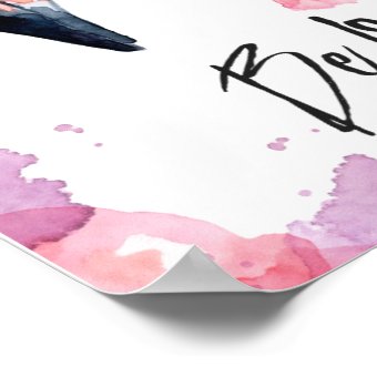 Be Brave Flamingo Poster | Zazzle