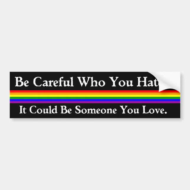 Be Careful Bumper Sticker | Zazzle