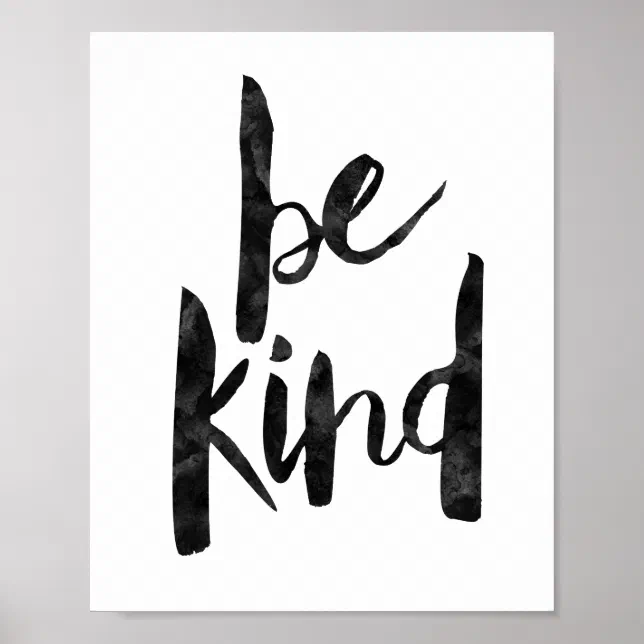 Be Kind Poster | Zazzle