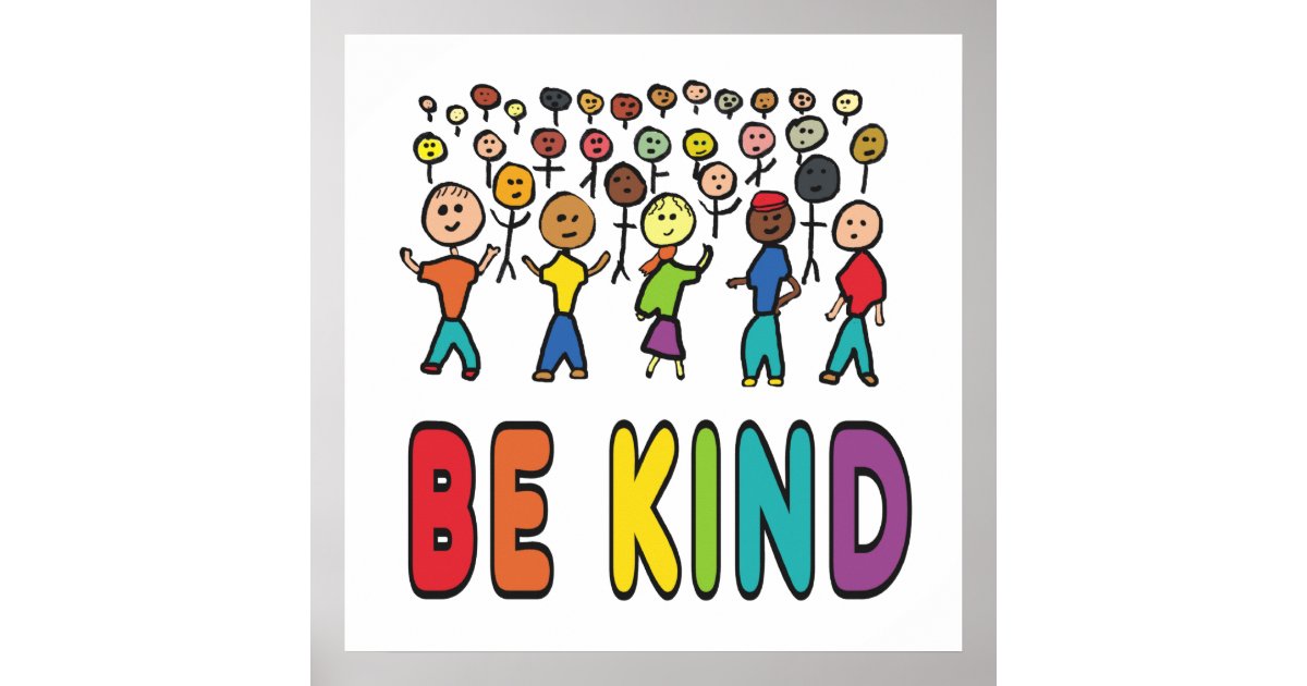 Be Kind Poster | Zazzle