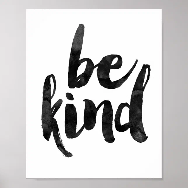 Be Kind Poster | Zazzle