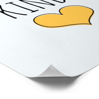 Be Kind Poster | Zazzle