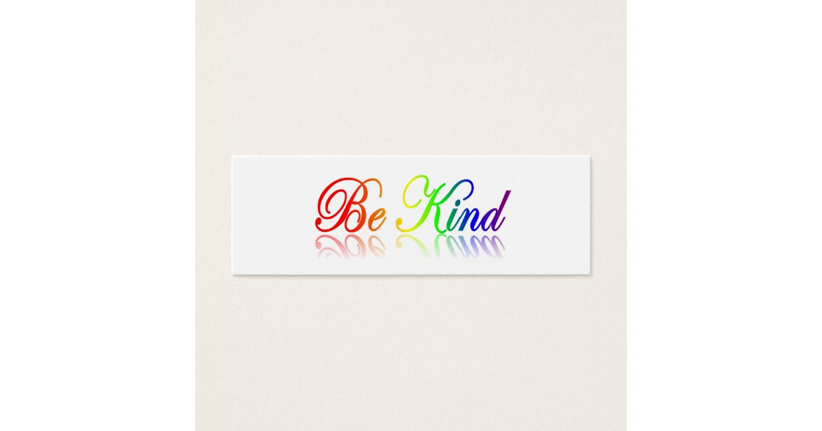 Be Kind - Respect Others Bookmark | Zazzle