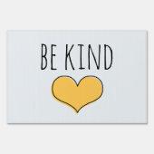 Be Kind Yard Sign | Zazzle