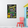 Be Like A Pineapple Printable Poster | Zazzle