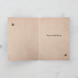 Be Like the Bee Greeting Card | Zazzle