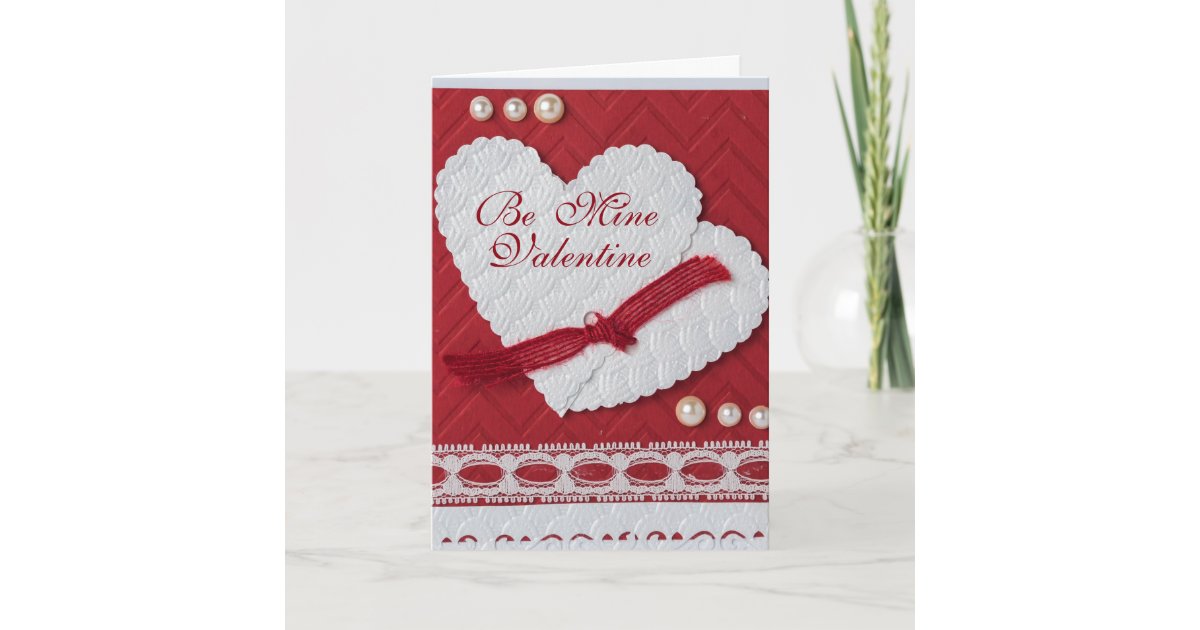 Be Mine Valentine Card | Zazzle