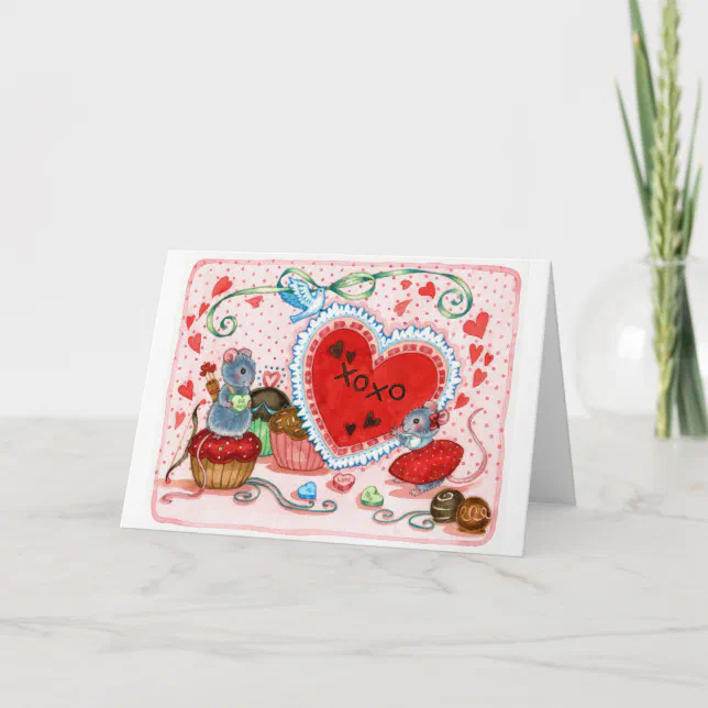 Be Mine - Valentine Mouse Card | Zazzle
