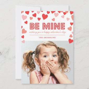 Be Mine - Valentine's Day Photo Card | Zazzle