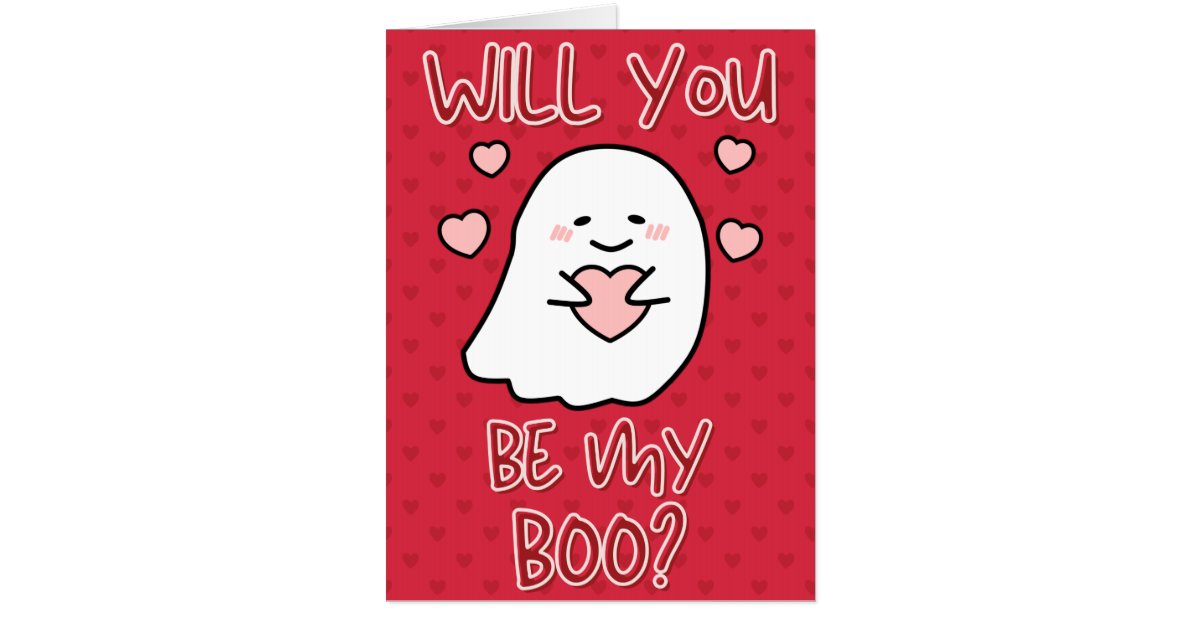 Be My Boo Giant Valentine Card | Zazzle