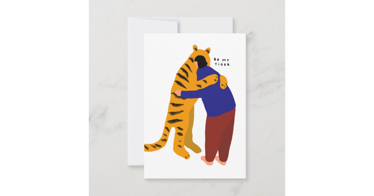 Be my tiger thank you card | Zazzle