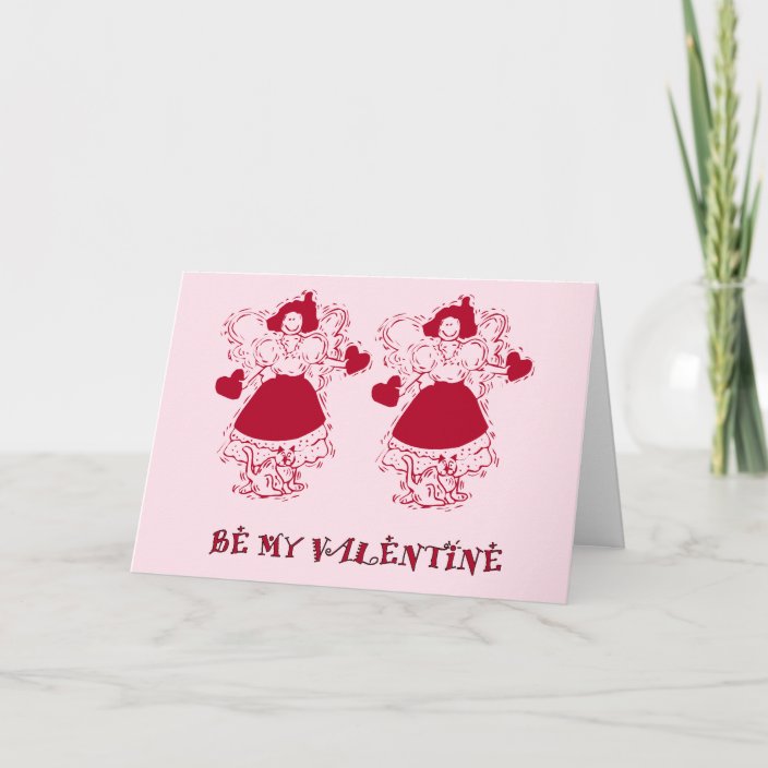 Be My Valentine Children's Valentine Holiday Card | Zazzle.com