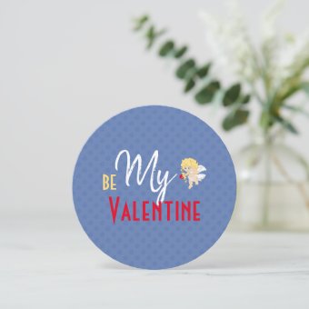 Be My Valentine Personalized Valentine's Day Card | Zazzle
