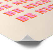 Be Nice Inspirational Motivational Quote Poster | Zazzle