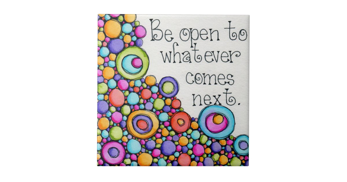Be Open Tile | Zazzle