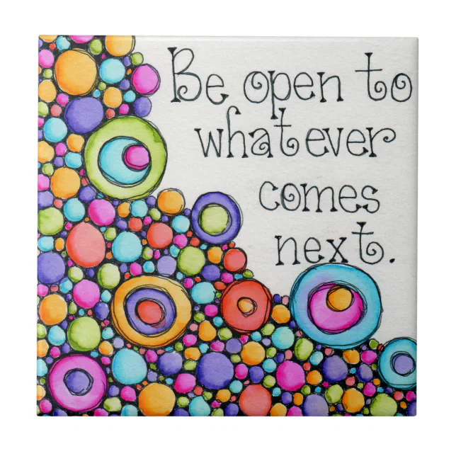 Be Open Tile | Zazzle