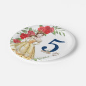Be Our Guest Belle Birthday Paper Plate | Zazzle