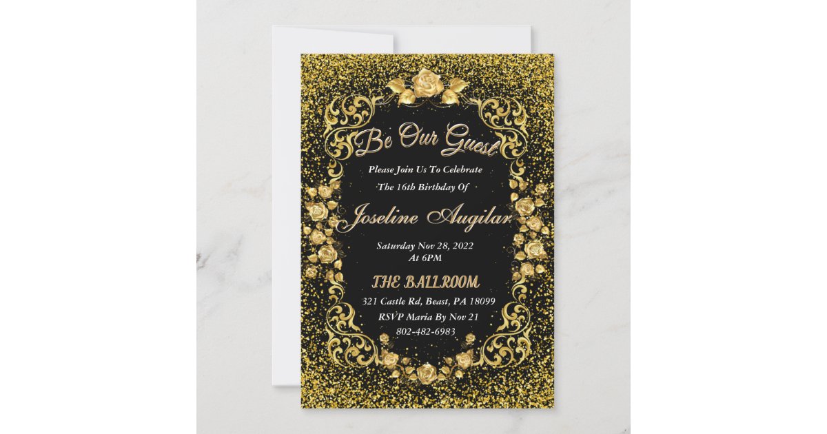 Be Our Guest invitation | Zazzle