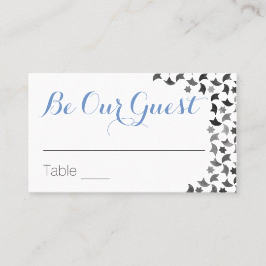 Be Our Guest | Name Cards & Marriage Tips on Back | Zazzle.com