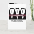 Be Our Principal Sponsor Card with Tux and Rose | Zazzle