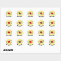 Be Positive Funny Physics Atom Pun Classic Round Sticker | Zazzle