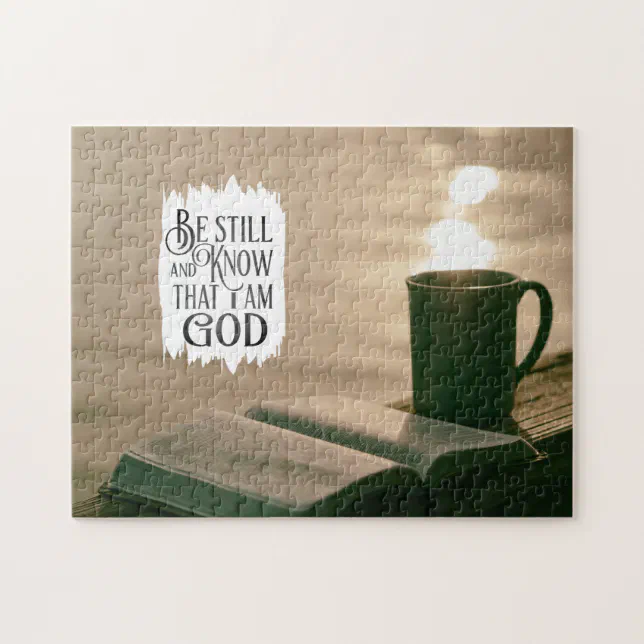 Be Still and Know that I Am God Bible Jigsaw Puzzle | Zazzle