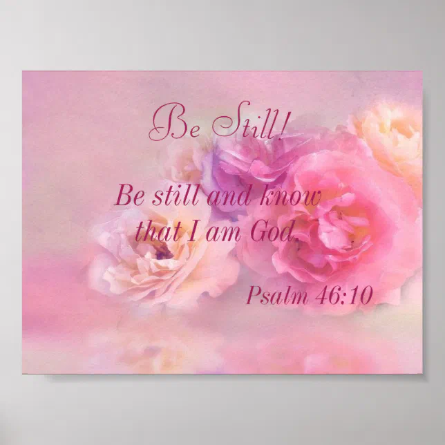 Be Still Poster | Zazzle