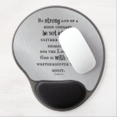 Be Strong Bible Verse Gel Mouse Pad | Zazzle