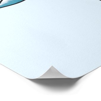 Be Strong Brave Fearless - Bible Verse Poster | Zazzle