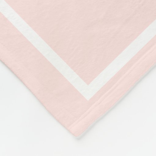 Be Strong & Courageous (Joshua) Pink/Black Fleece Blanket | Zazzle