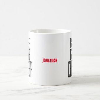 Be The Game Changer Motivational Quote Name Coffee Mug | Zazzle