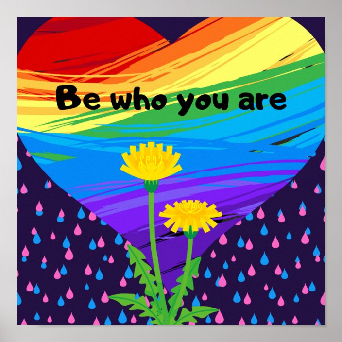 Be Who You Are Series Poster Print | Zazzle.com