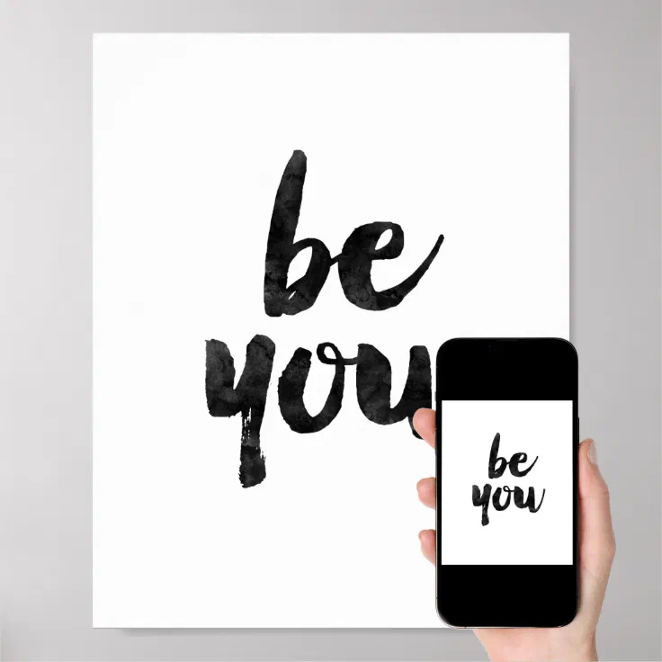 Be You Poster | Zazzle