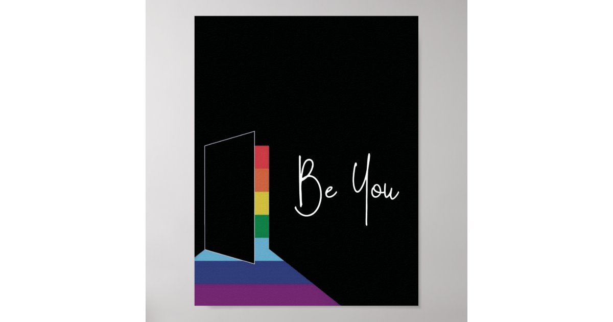 Be You Poster | Zazzle