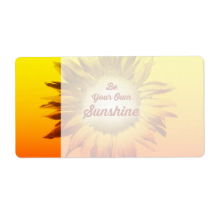 Sunflower Labels | Zazzle
