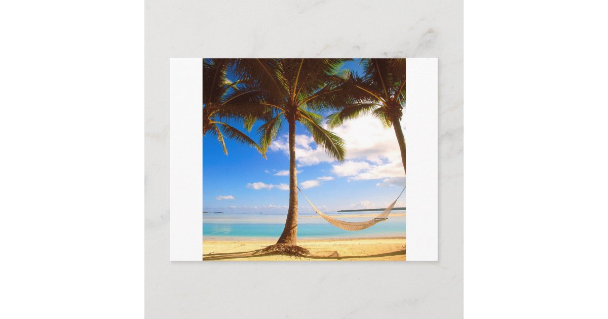 Beach Aitutaki Cook Islands Postcard | Zazzle