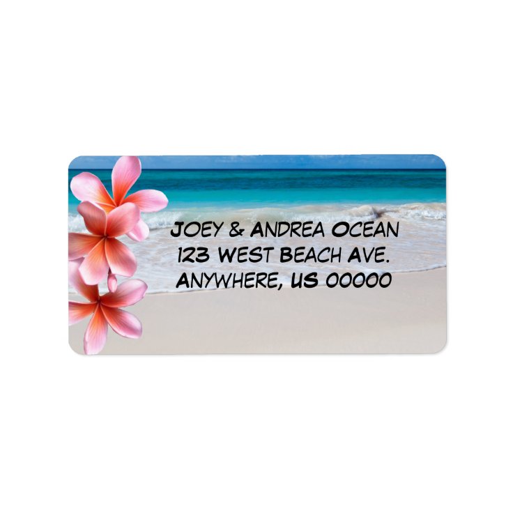Beach and Ocean Custom Return Address Labels | Zazzle