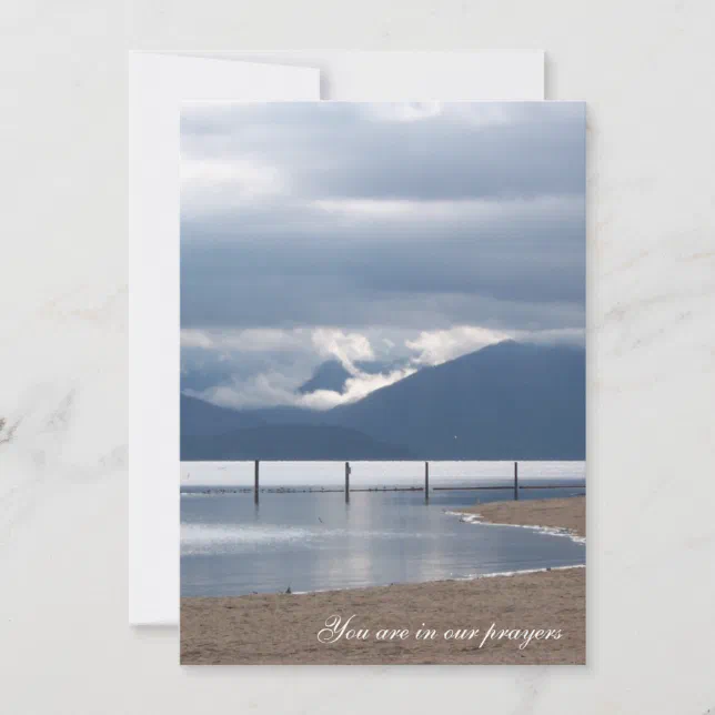 Beach and Ocean Sympathy cards | Zazzle
