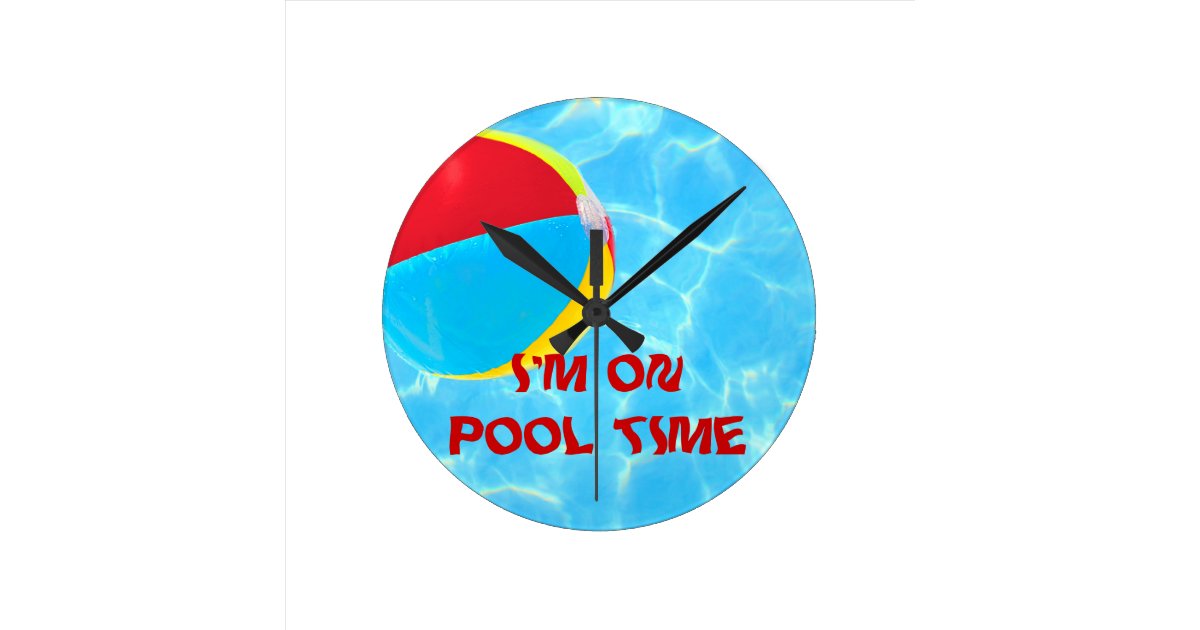 Beach Ball Clock | Zazzle.com