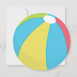 Beach Ball Pool Party Invitation | Zazzle