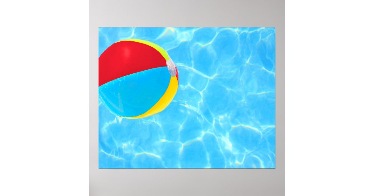 Beach Ball Poster | Zazzle