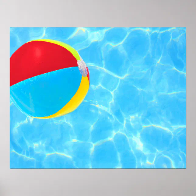 Beach Ball Poster | Zazzle