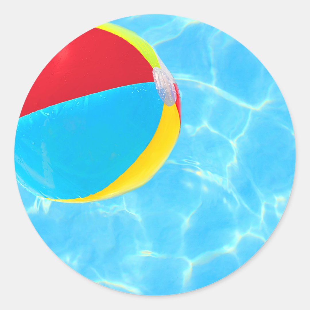 Beach Ball Stickers | Zazzle