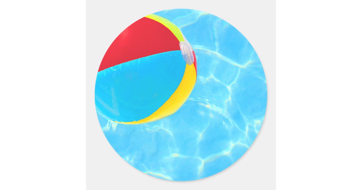 Beach Ball Stickers | Zazzle
