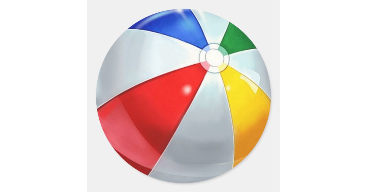 Beach Ball Stickers #1 | Zazzle