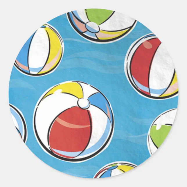 Beach Balls Sticker | Zazzle
