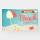 Beach Birthday Party Banner | Zazzle