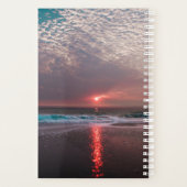 Beach Bliss Tropical Paradise Sunset Editable Planner | Zazzle
