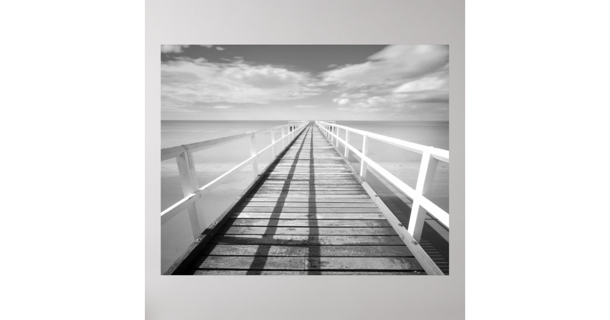 Beach Boardwalk Poster | Zazzle